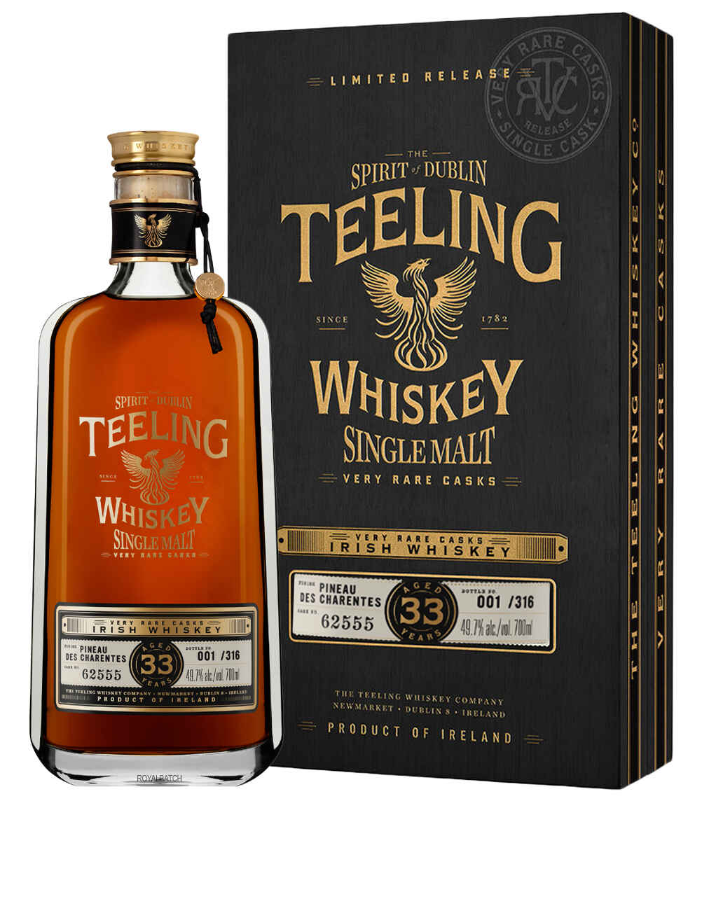 Teeling 33 Year Pineau Des Charentes Whiskey | Royal Batch Teeling 33 Year Pineau Des Charentes Whiskey | Royal Batch